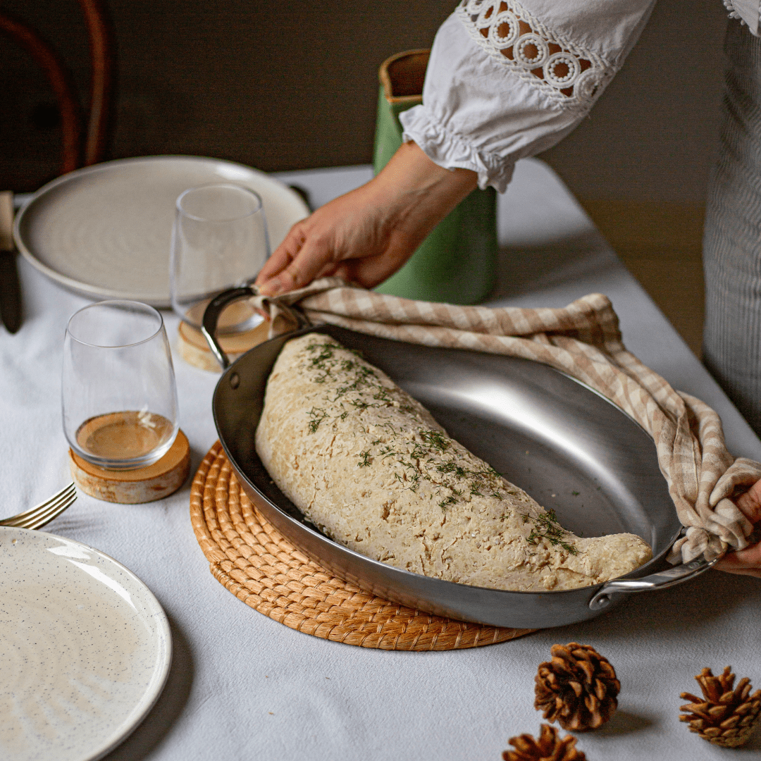 Salt-crusted sea bass by Emmanuelle, Casserole & Chocolat – De Buyer UK