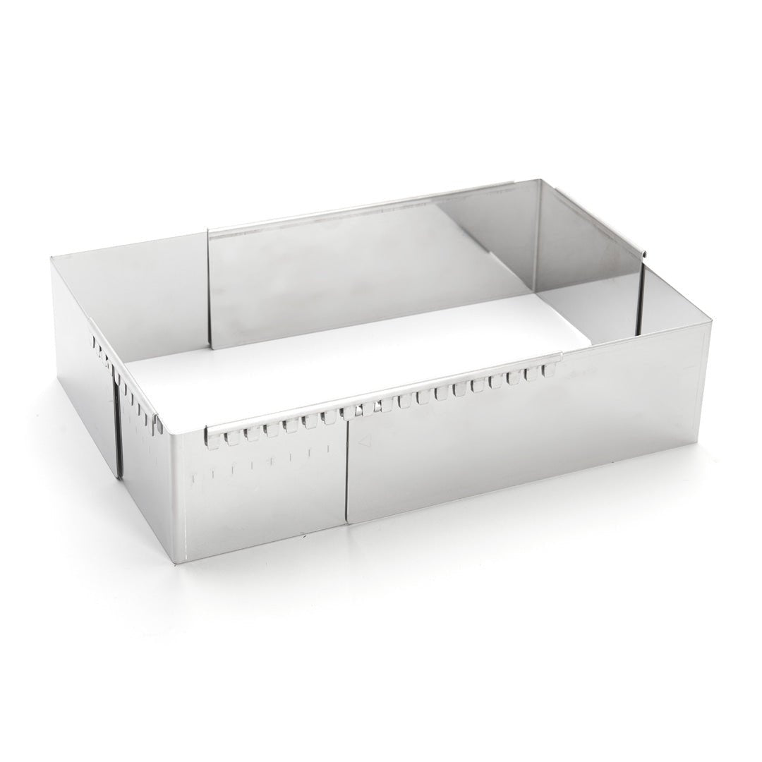 De Buyer Adjustable 40 x 21cm Rectangular Pastry Frame | Bakeware – De ...